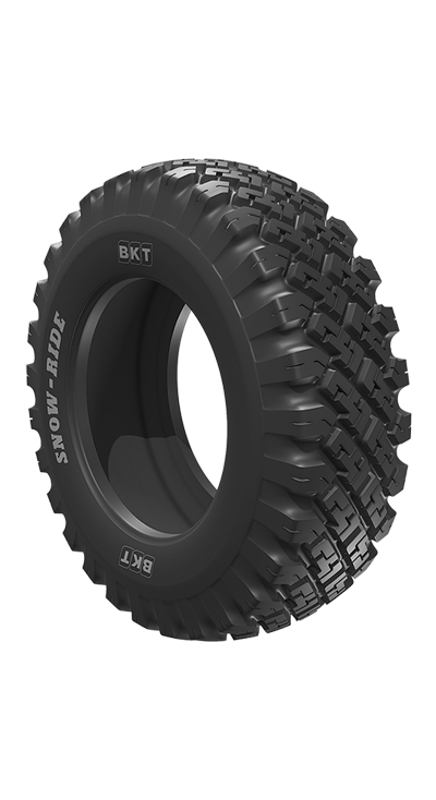 SNOW - RIDE (A) Tires | Compact Loader, Skid Steer Tires BKT